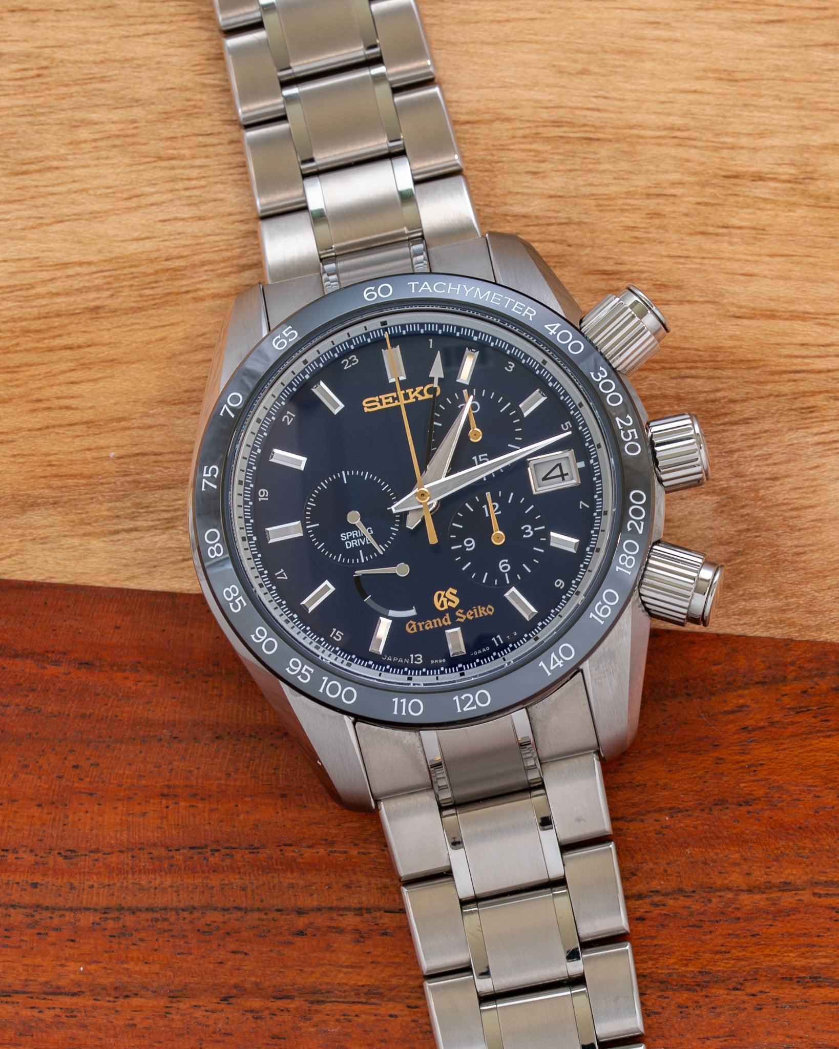 Grand Seiko Spring Drive Chronograph GMT 55th Anniversary – cubexwatches